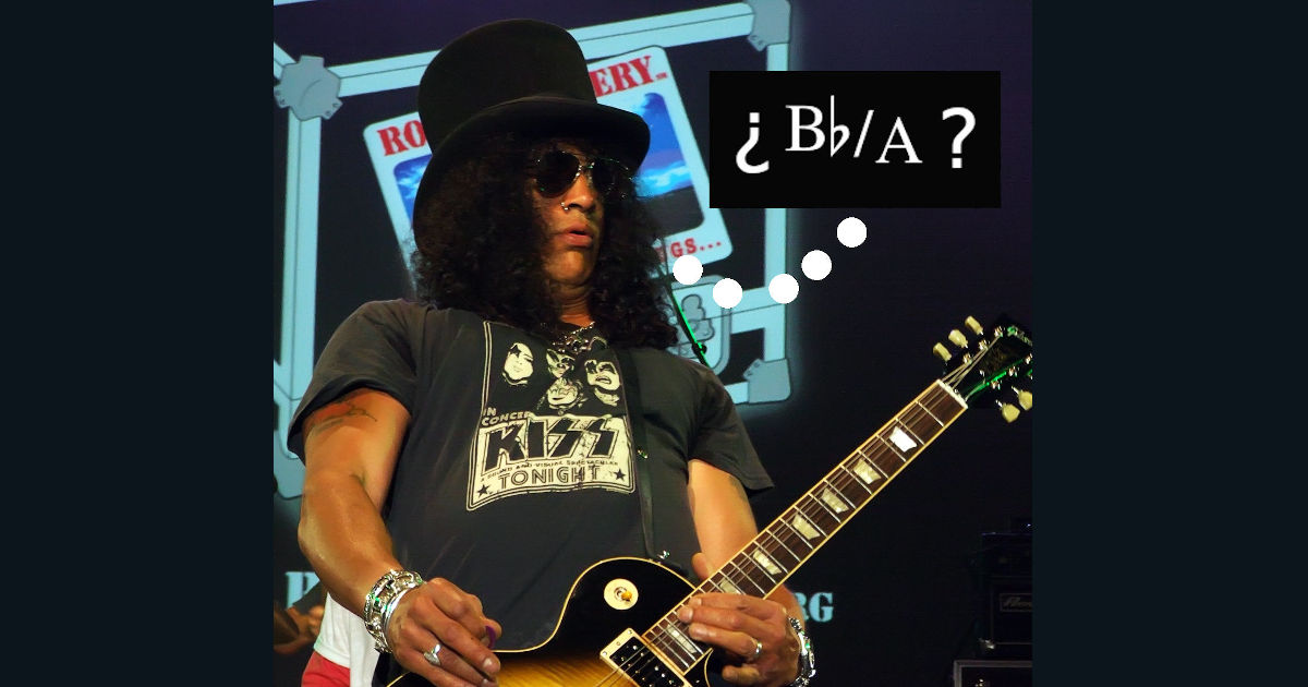 Curso de armonía (27) – Acordes barrados o «slash chords» – Segunda ...